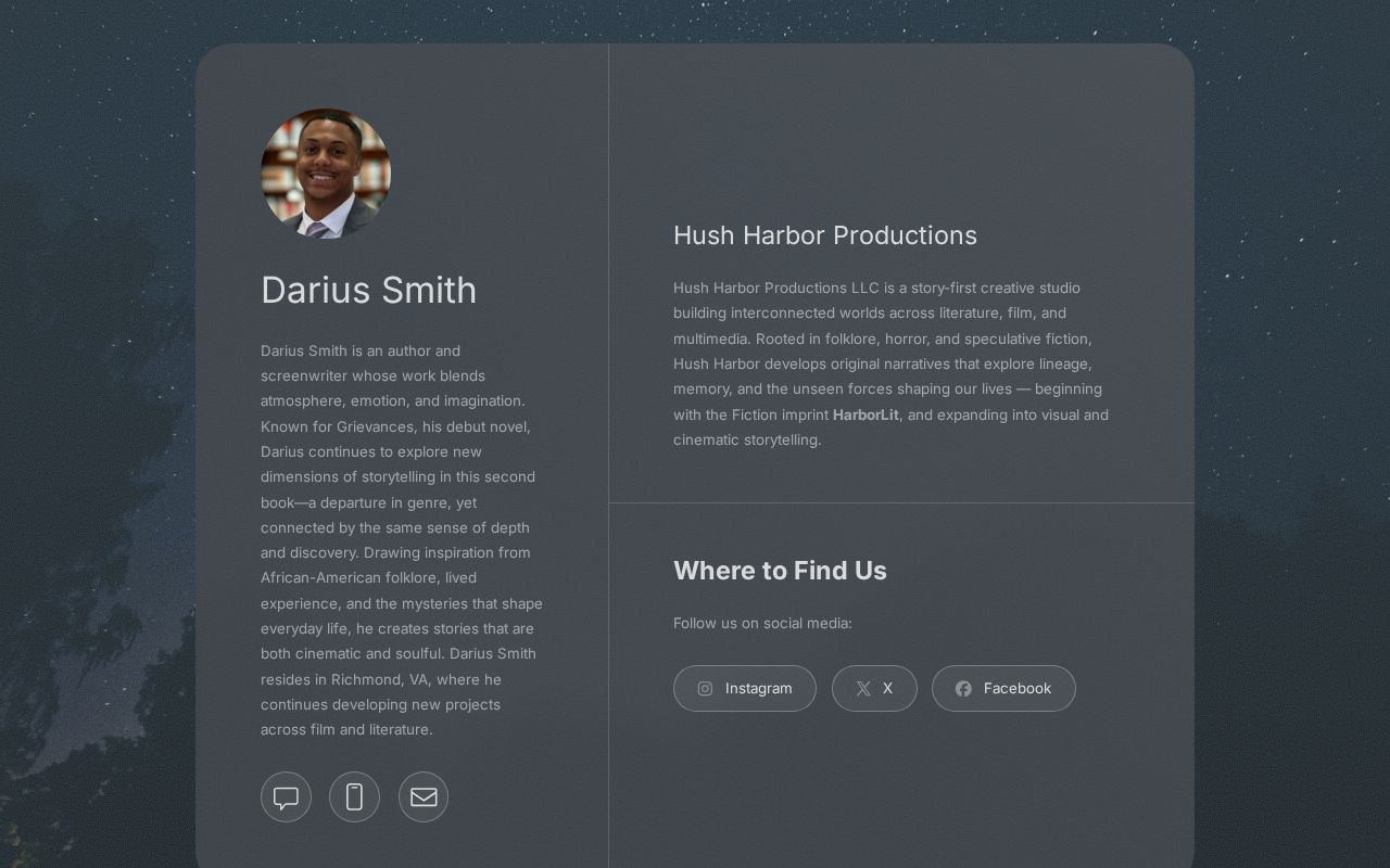 Hush Harbor Productions